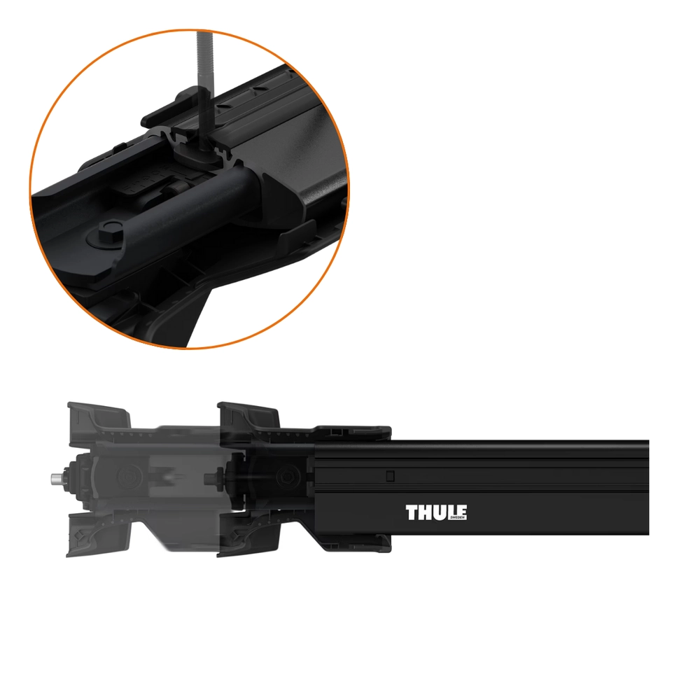 RACK DE TETO TUCSON 16-26 THULE WINGBAR EDGE PRETO - THULE