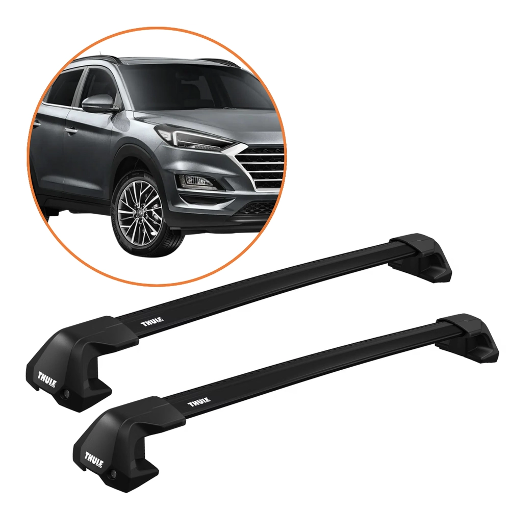 RACK DE TETO TUCSON 16-26 THULE WINGBAR EDGE PRETO - THULE